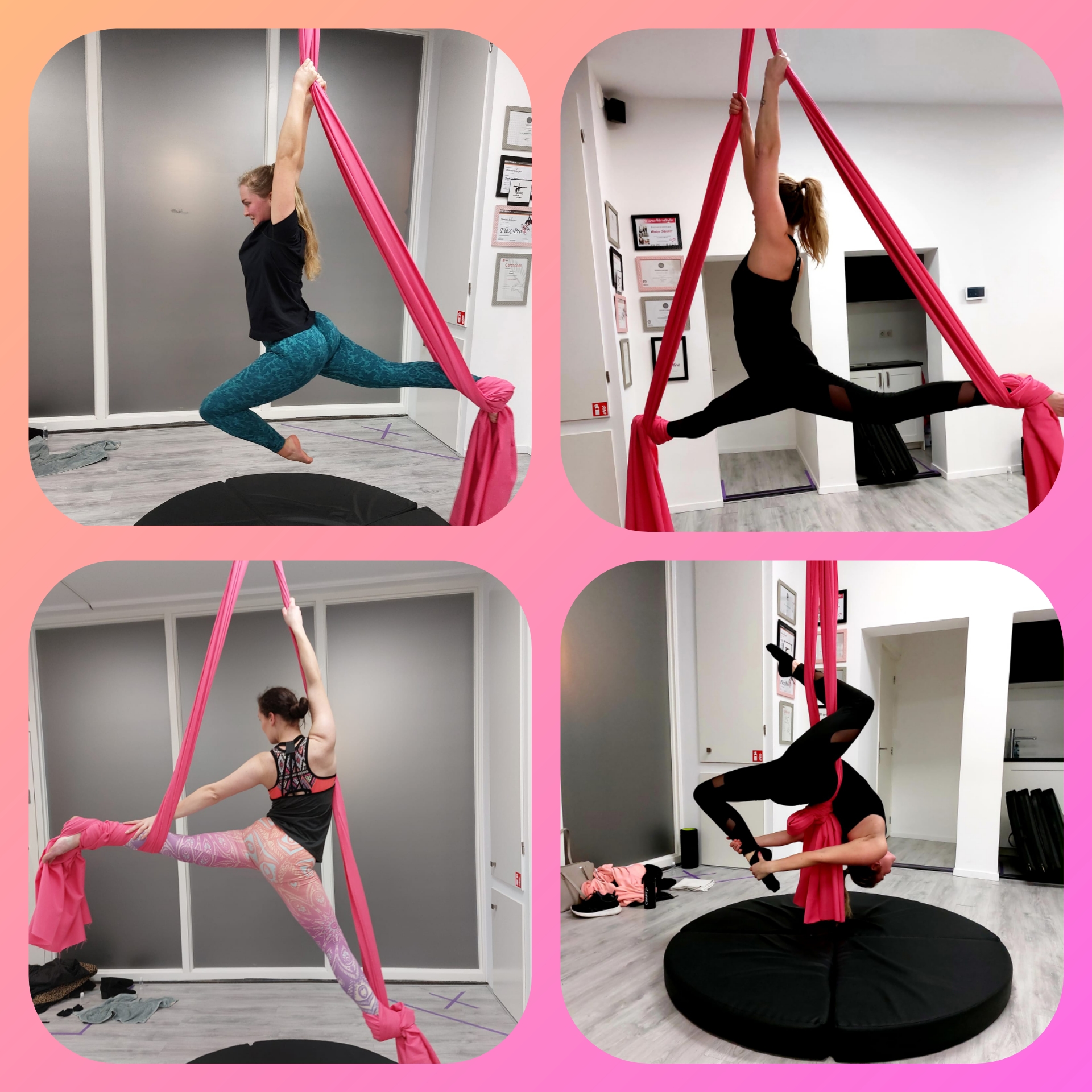 Workshop aerial silks - Studio UpsideDown